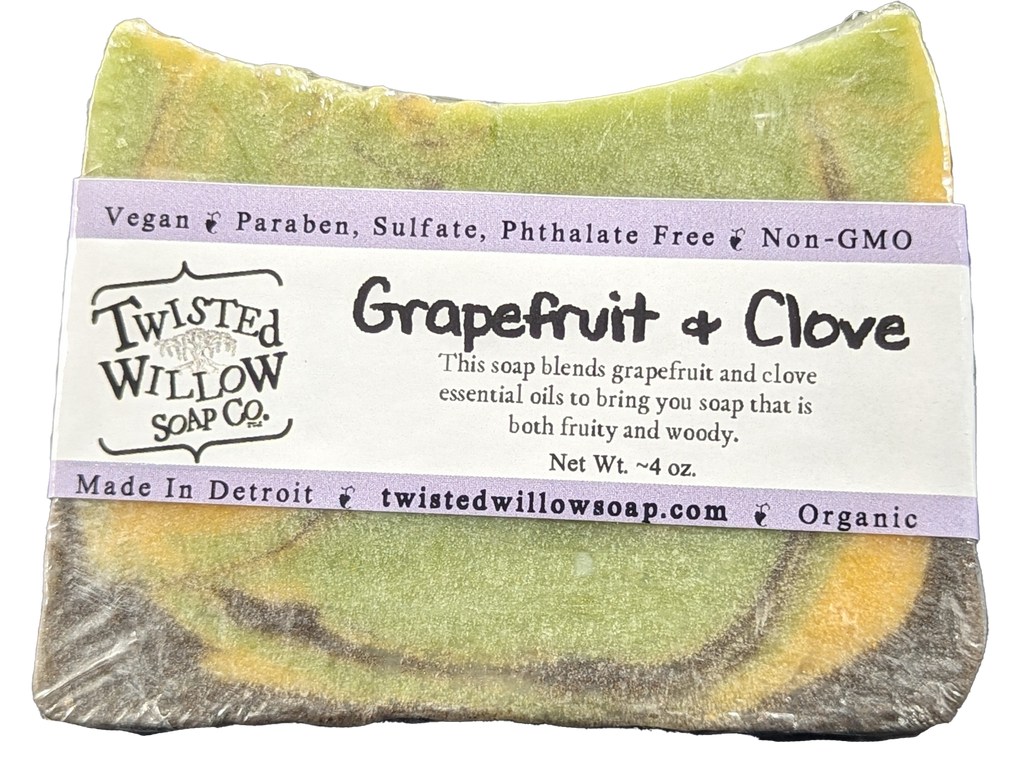 Grapefruit & Clove Bar Soap – Twisted Willow Soap Company