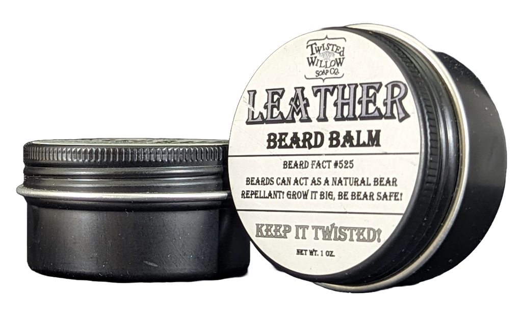 Biker Bar (Formerly Leather) Beard Balm – Twisted Willow Soap Company