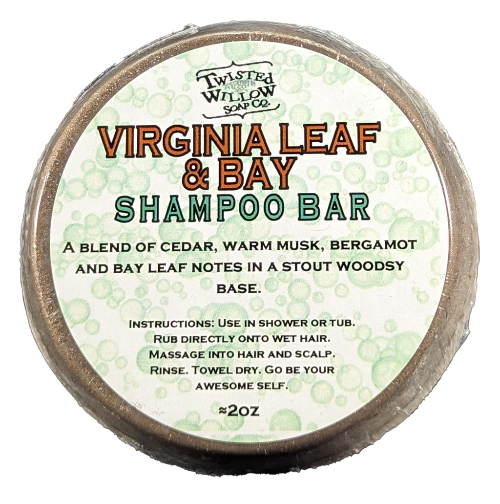 Virginia Leaf & Bay Shampoo Bar – Twisted Willow Soap Company